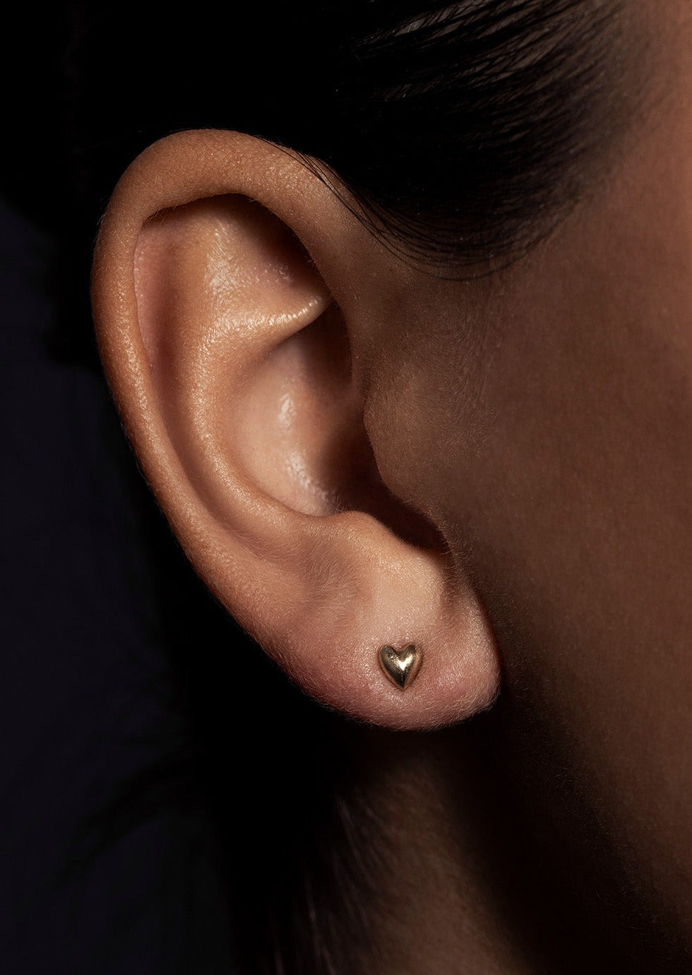 MINI HEART STUD – Ruby Star
